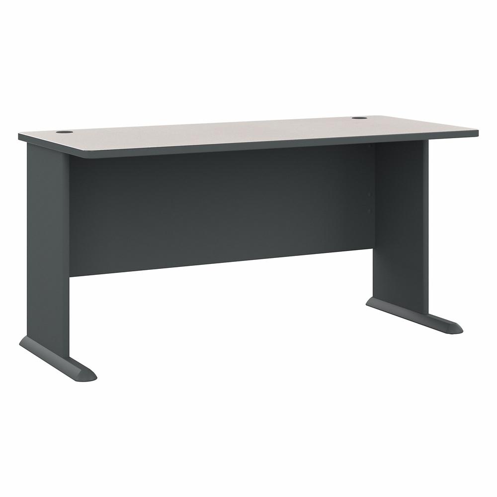 Series A 60W Office Desk in Slate and White Spectrum - Engineered Wood ...