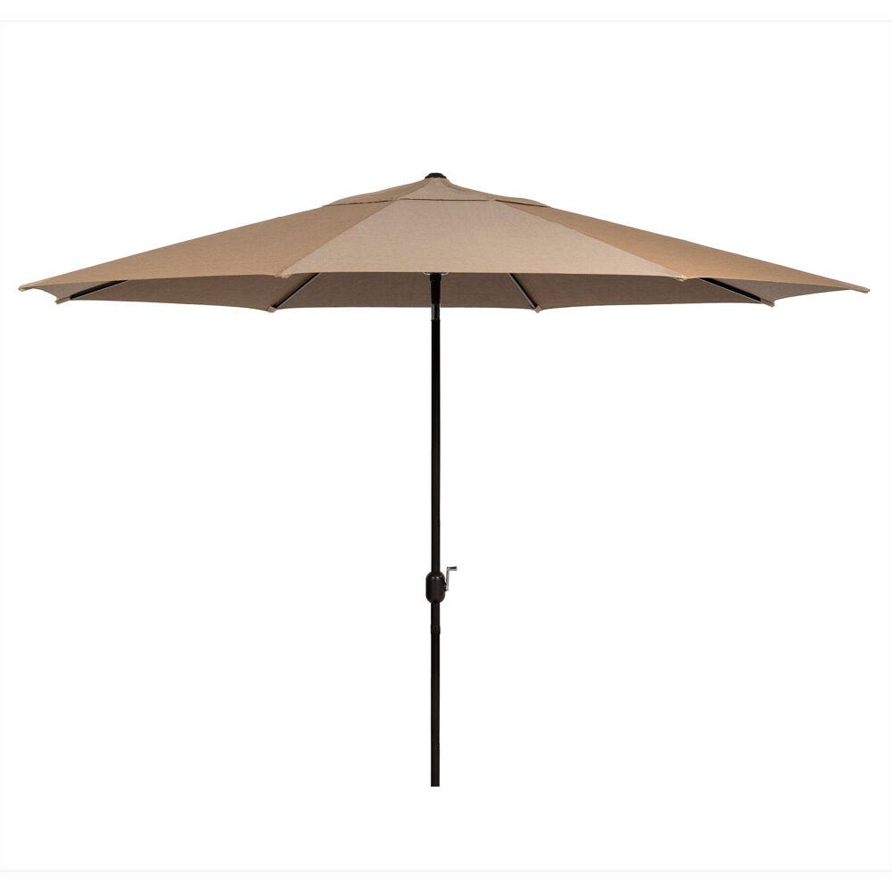 Hanover Montclair 11-Ft. Market Outdoor Umbrella in Tan - Walmart ...