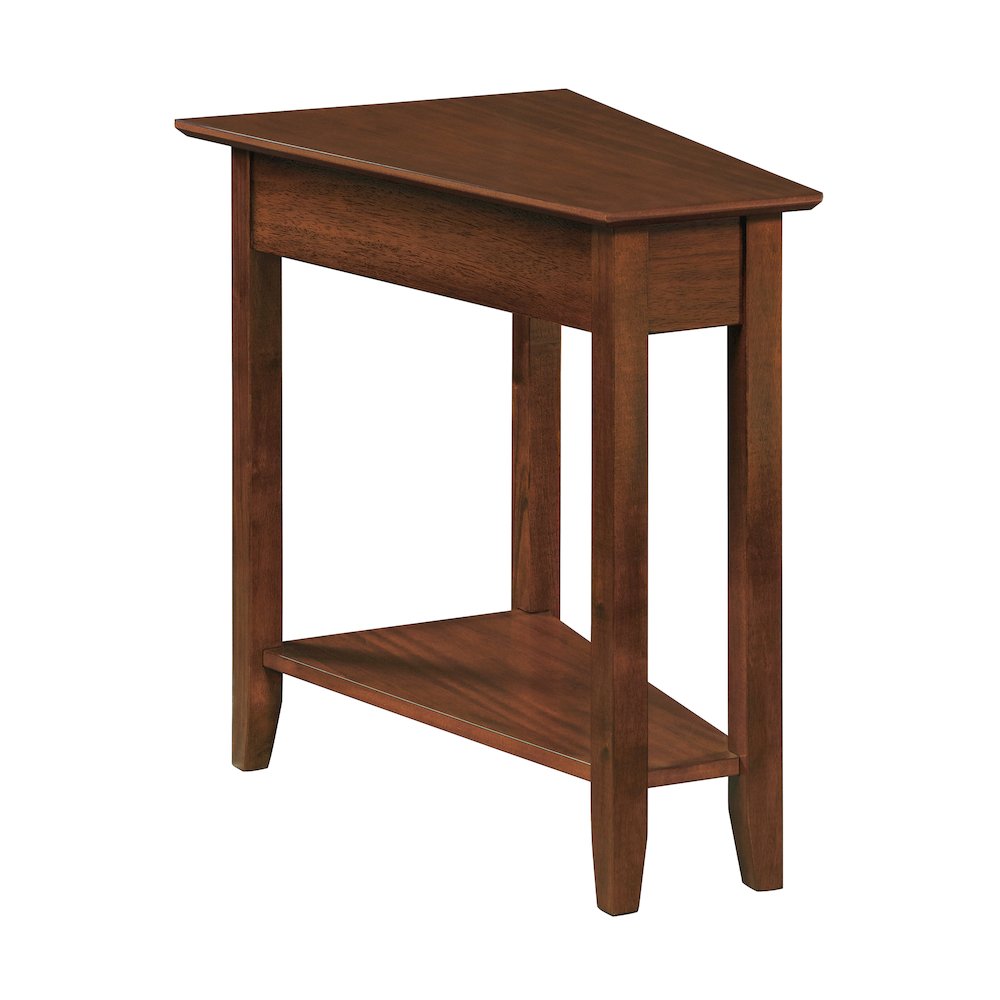 Convenience Concepts American Heritage Wedge End Table with Shelf ...