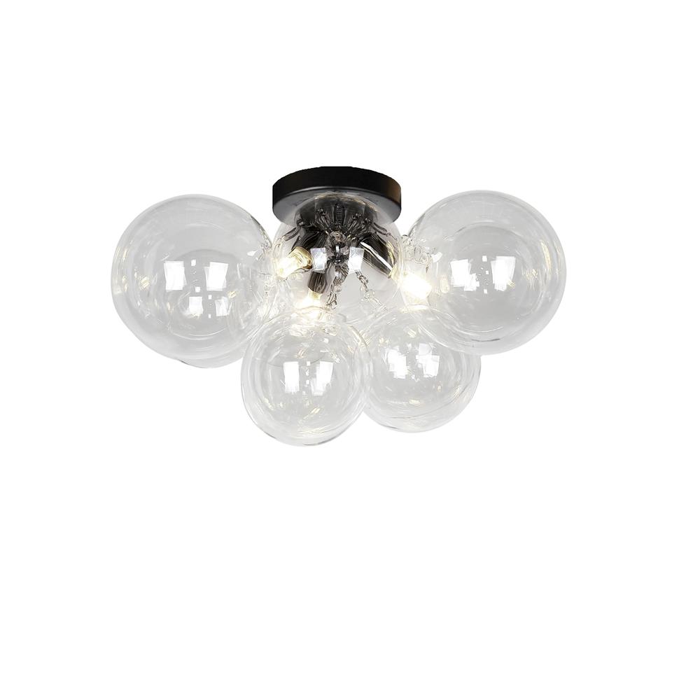 Dainolite 3LT Halogen Flush Mount, MB, Clear Glass - Walmart Business ...