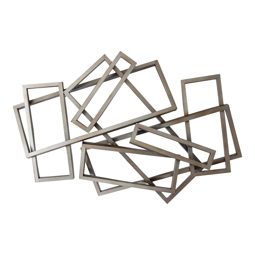 Metal Rectangles Wall Decor 849043003995 | eBay