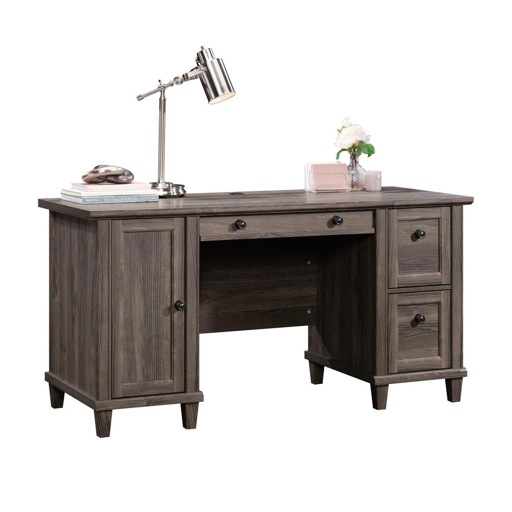 Sauder Hammond Collection Engineered Wood Computer Desk in Emery Oak ...