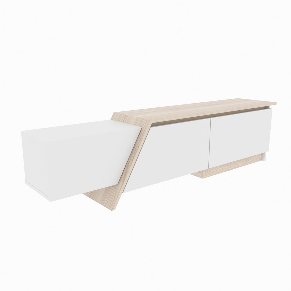 Zonas 71'' Modern TV Stand Console Table Entertainment Center for Up to ...